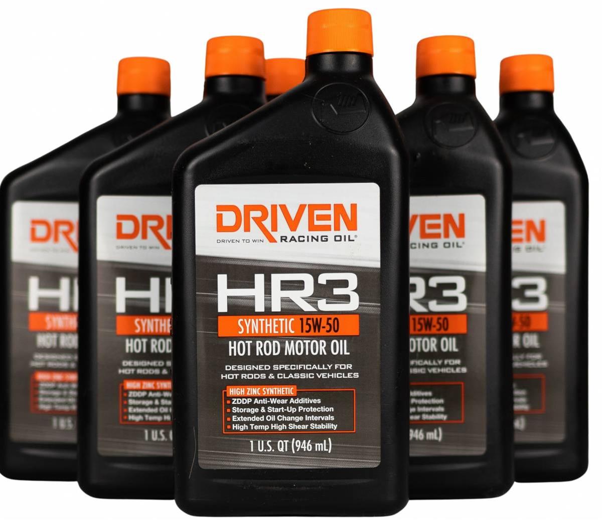 Driven Racing Oil 01606-6 Driven Racing Oil HR3 Synthetic High ...