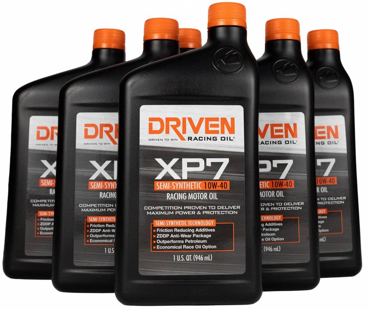 Driven Racing Oil 01706-6 Driven Racing Oil XP7 Semi-Synthetic Racing ...