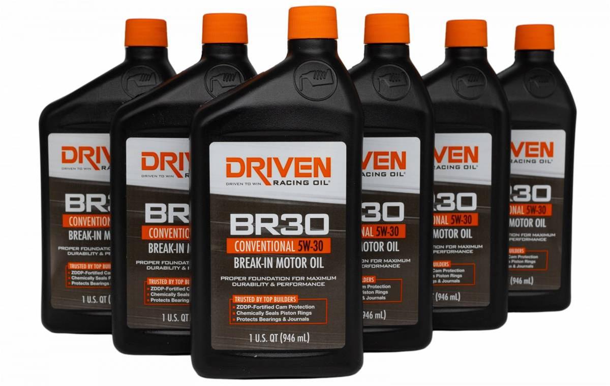 Driven Racing Oil 01806-6 Driven Racing Oil BR30 Break-In Motor Oil ...