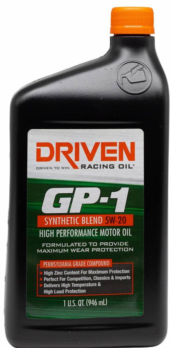Driven Racing Oil 19206 Driven Racing Oil GP-1 Synthetic Blend High ...