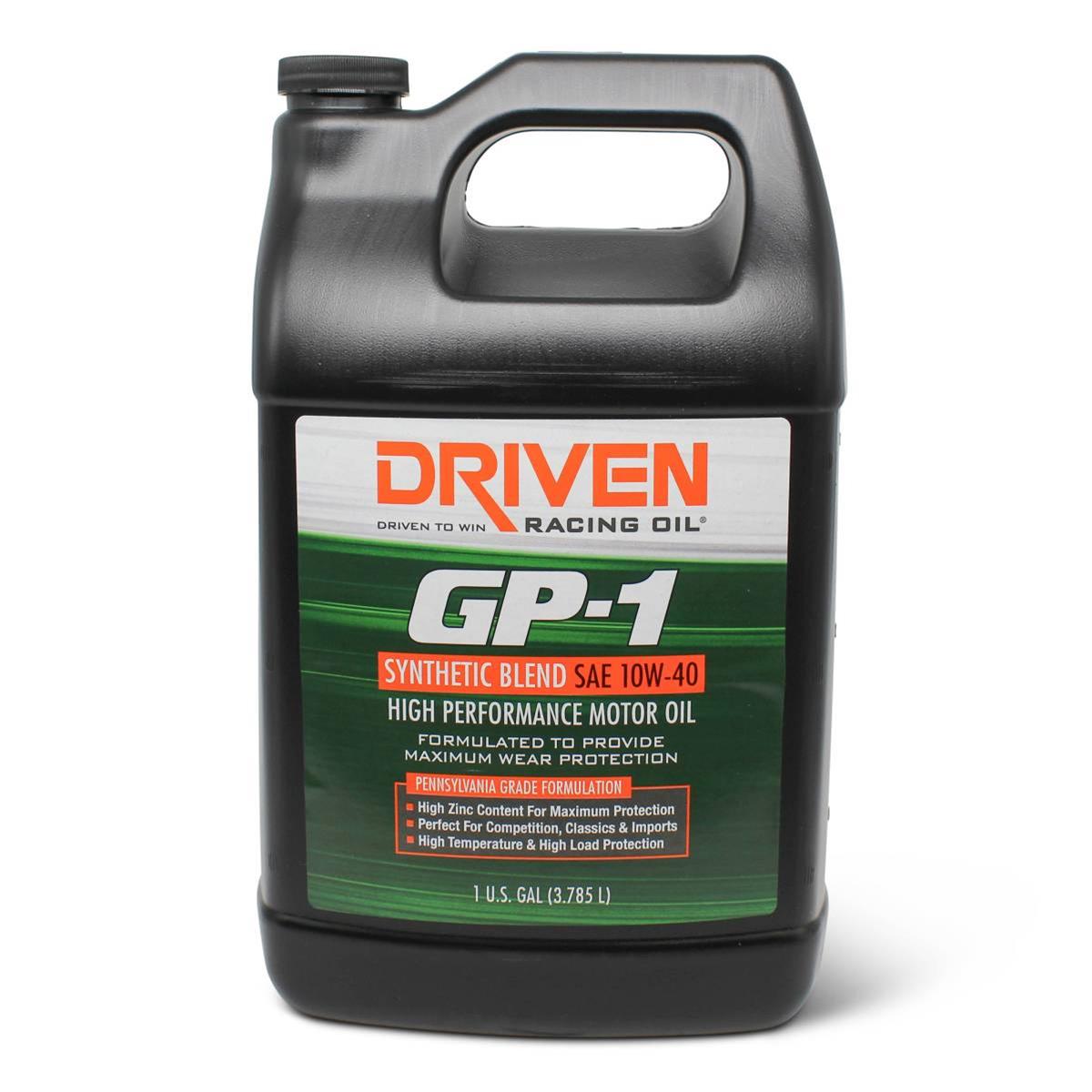Driven Racing Oil 19408 Driven Racing Oil GP-1 Synthetic Blend High ...