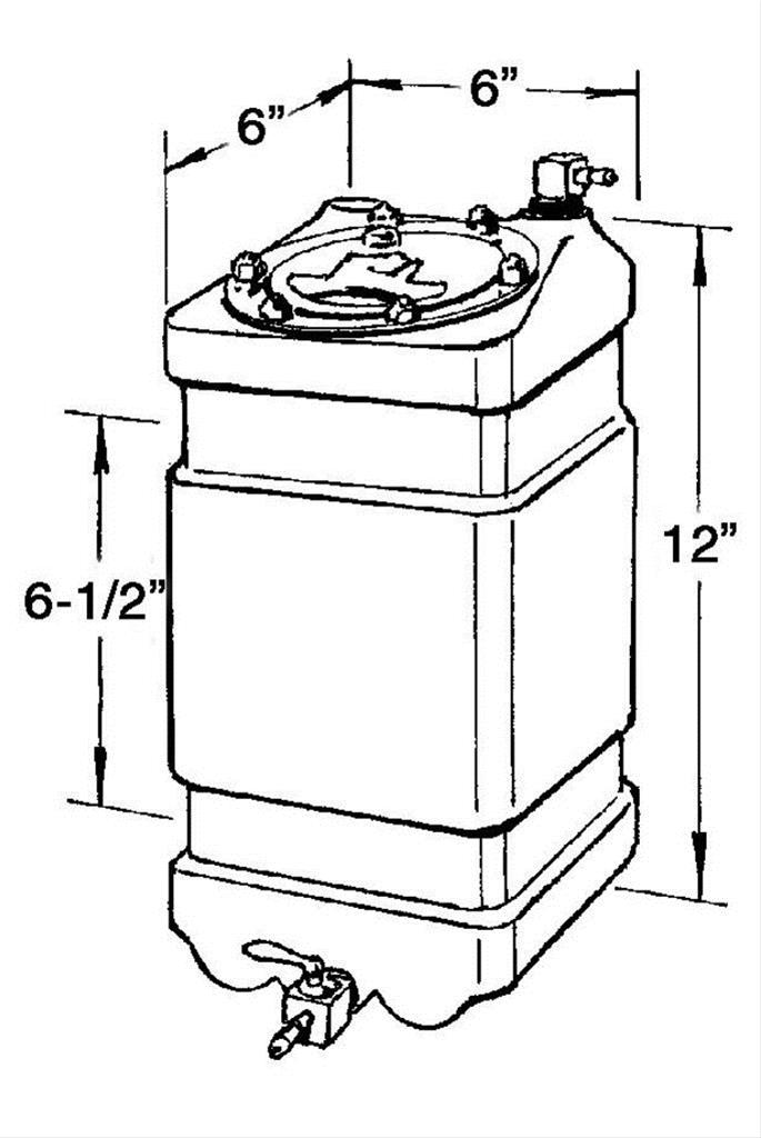 Jaz 230-001-01 Jaz Products Junior Dragster Fuel Cells | Summit Racing