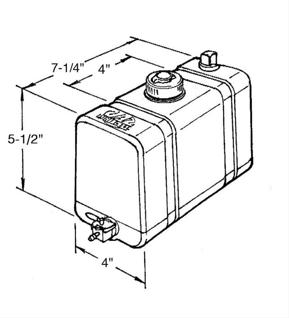 Jaz 230-051-01 Jaz Products Junior Dragster Fuel Cells | Summit Racing