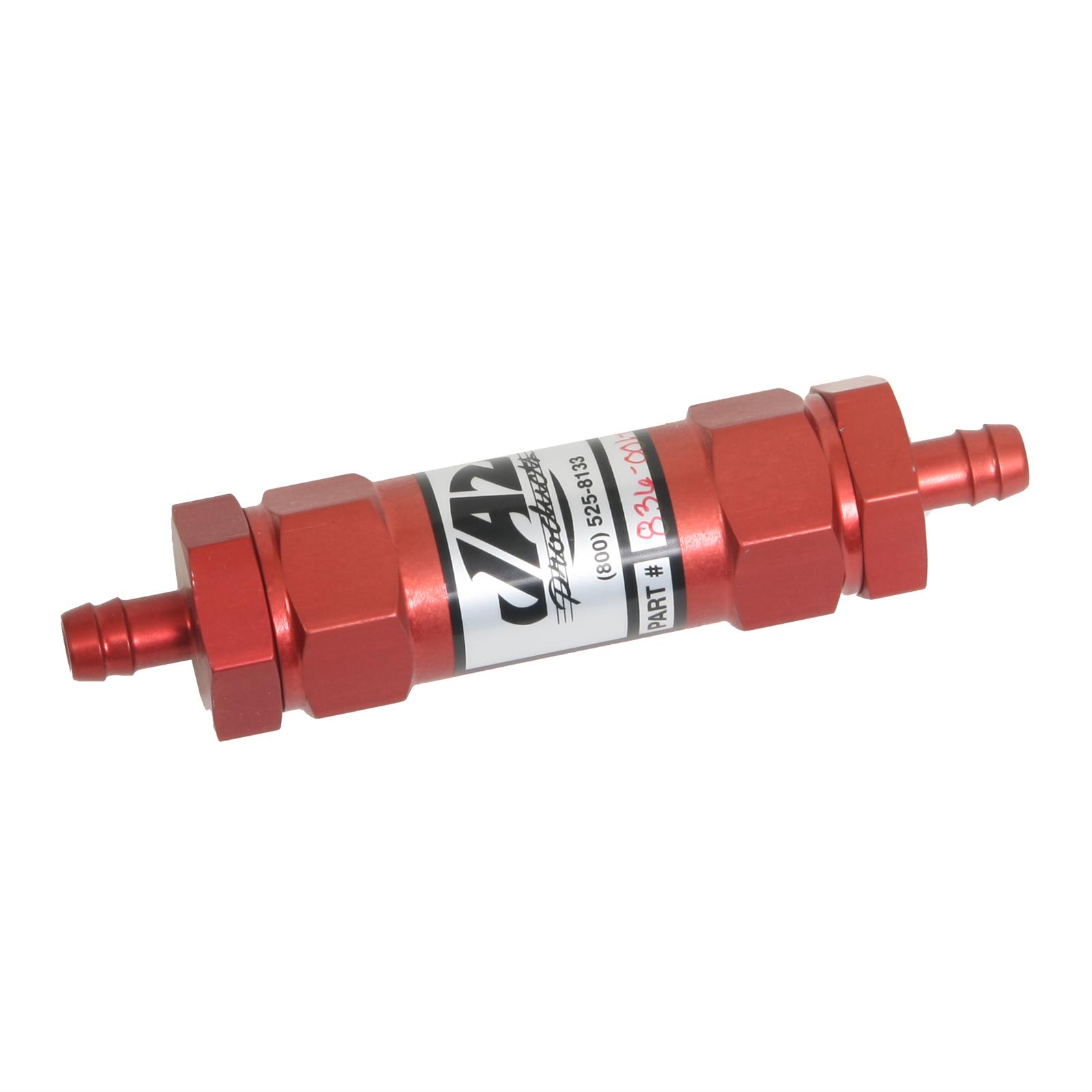 Jaz 836-001-06 Jaz Products Billet Aluminum Inline Fuel Filters ...