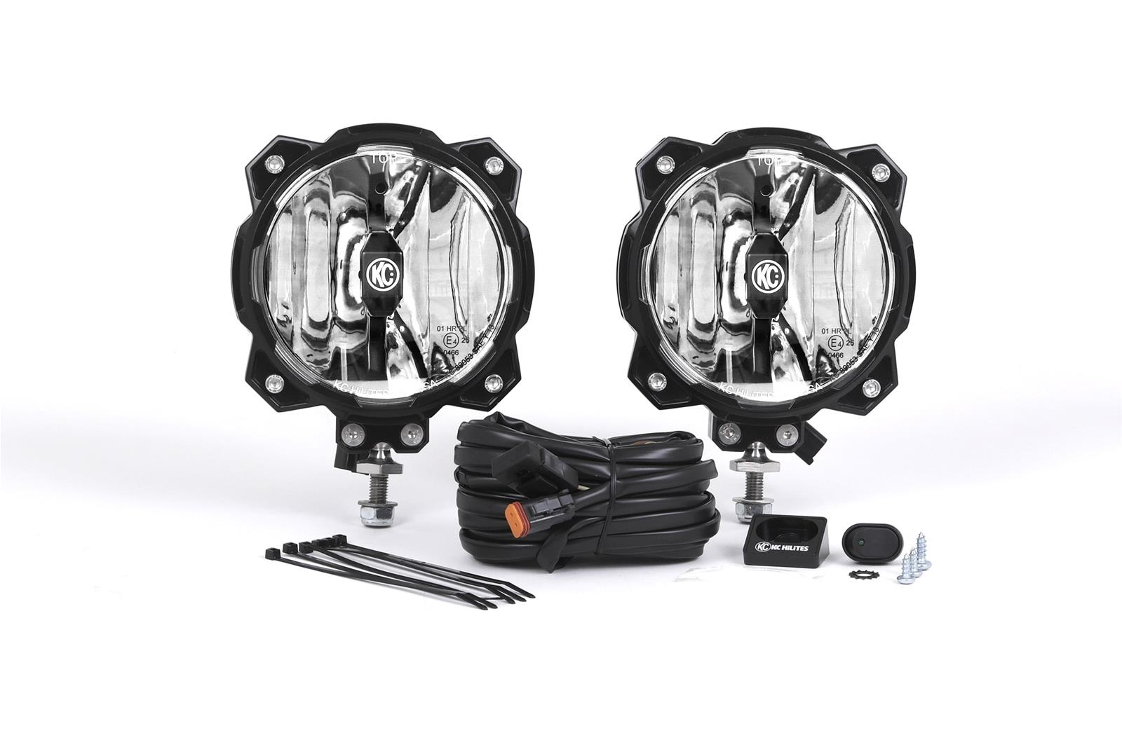 KC HiLiTES 91301 KC HiLiTES Gravity LED Pro6 Single Mount Lights ...