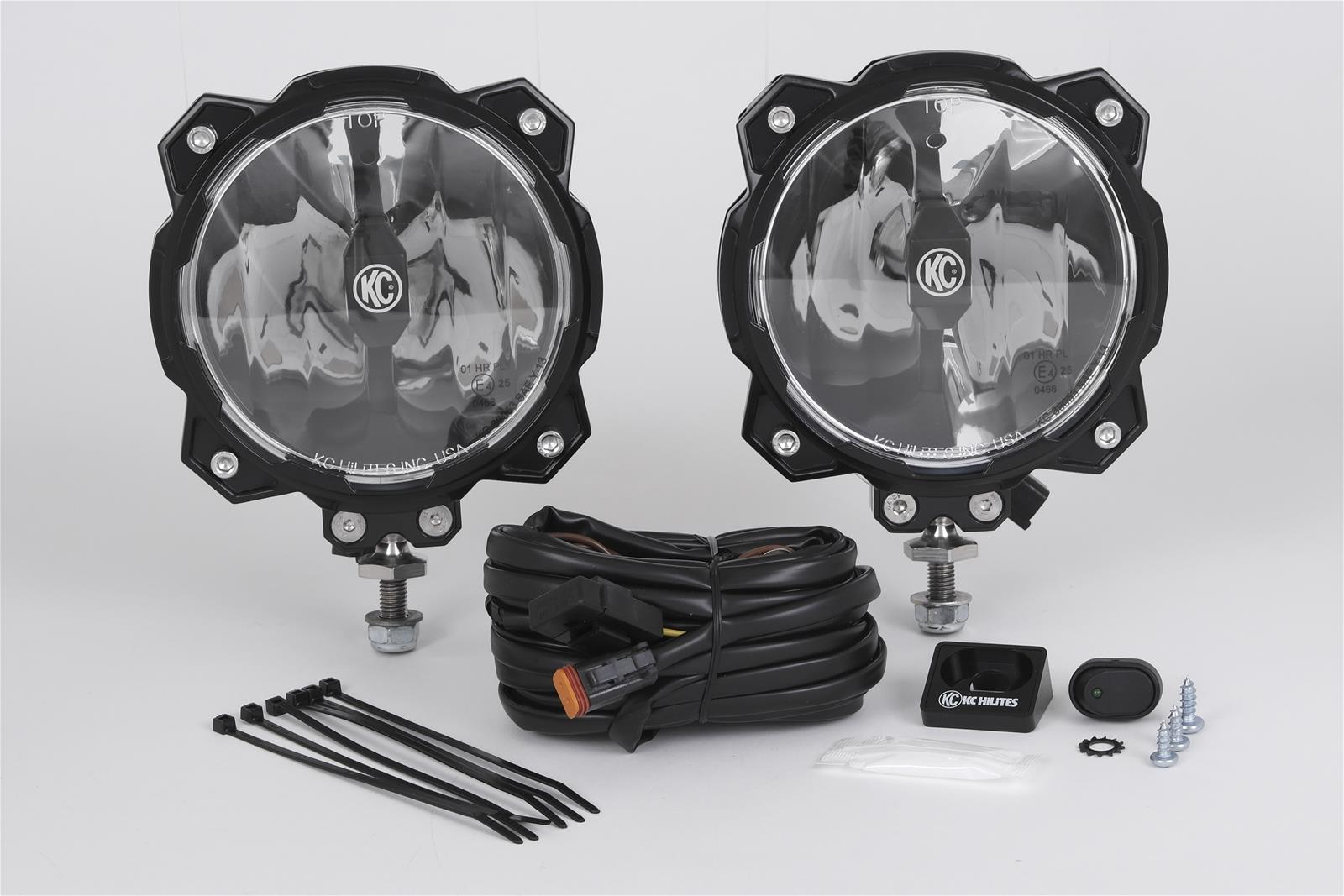 KC HiLiTES 91305 KC HiLiTES Gravity LED Pro6 Single Mount Lights ...
