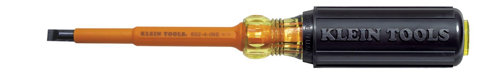 Klein Tools 602-4-INS Klein Tools Insulated Screwdrivers | Summit Racing