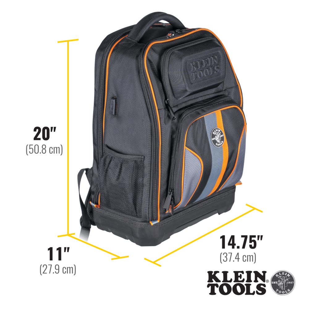 Klein Tools 62805BPTECH Klein Tools Tradesman Pro XL Tech Backpacks ...