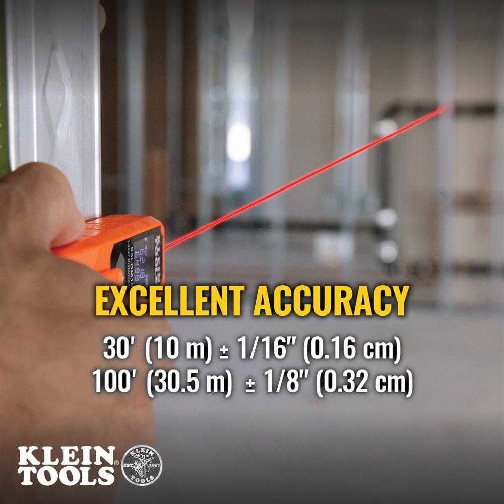 Klein Tools 93LDM100C Klein Tools Compact Laser Distance Measurers ...