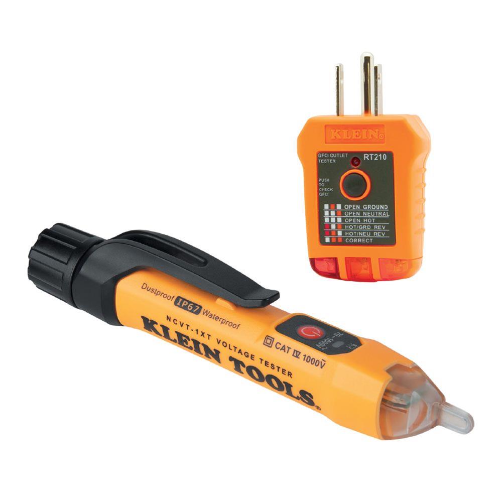 Klein Tools NCVT1XTKIT Klein Tools Non-Contact Voltage Tester and ...