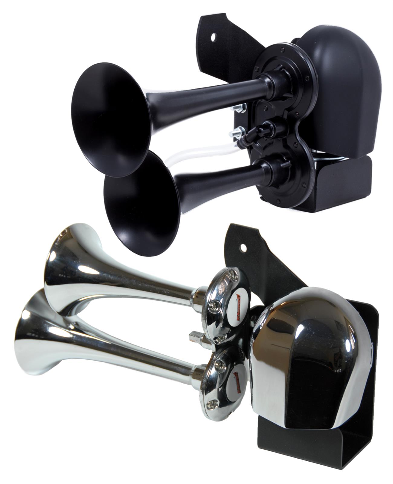 Kleinn Air Horns HOGKIT-1BK Kleinn Bolt-On Dual Air Horn Kits | Summit ...