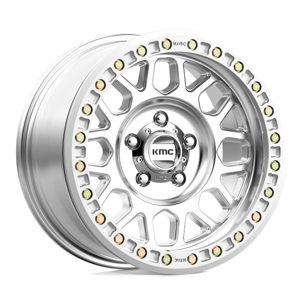 KMC KM234 Grenade Desert Series Machined Beadlock Wheels | Summit Racing