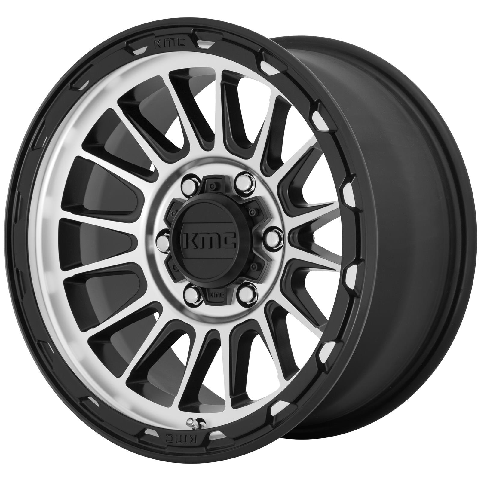 KMC KM54289068500 KMC KM542 Impact Series Satin Black Wheels with ...