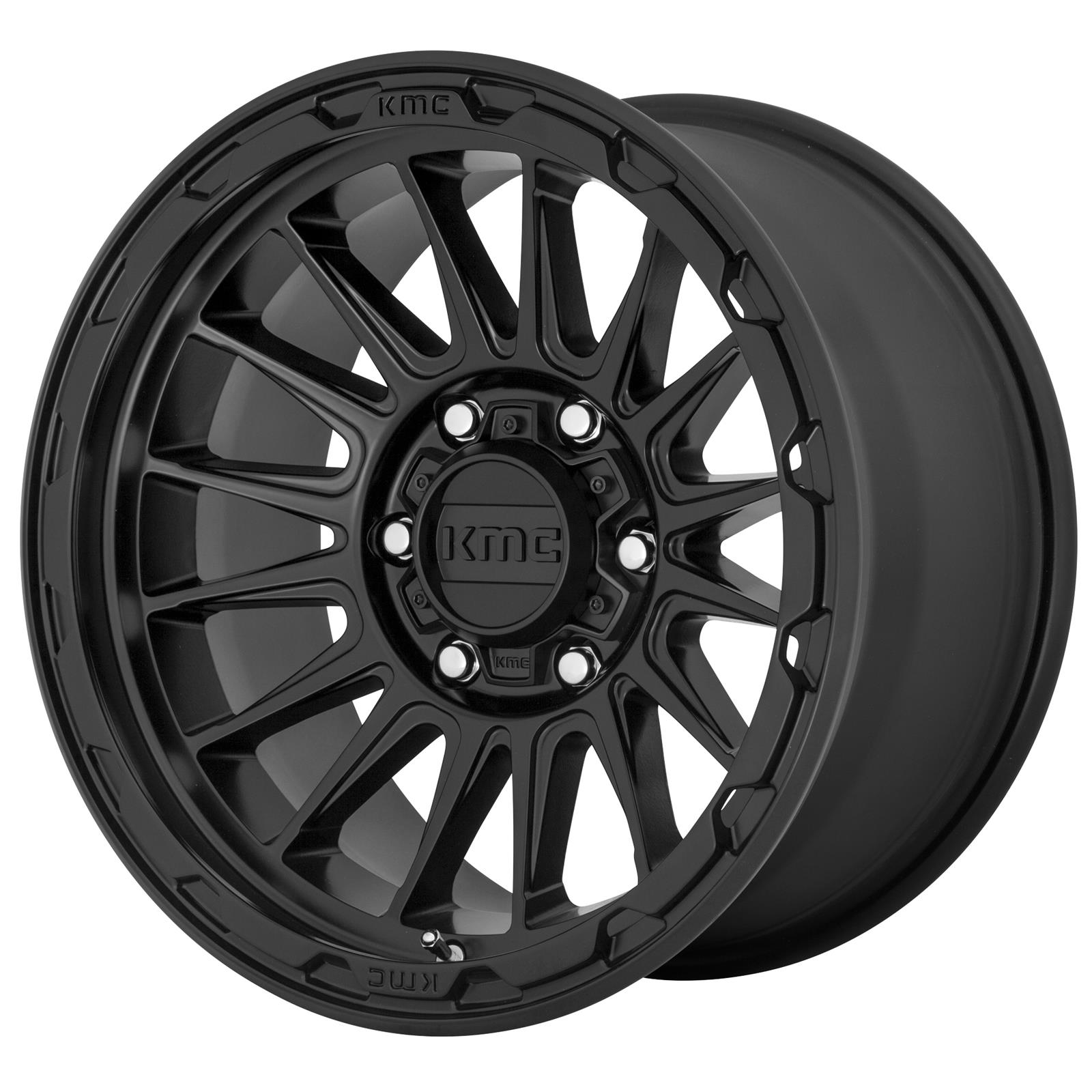 KMC KM54268058700 KMC KM542 Impact Series Satin Black Wheels | Summit ...