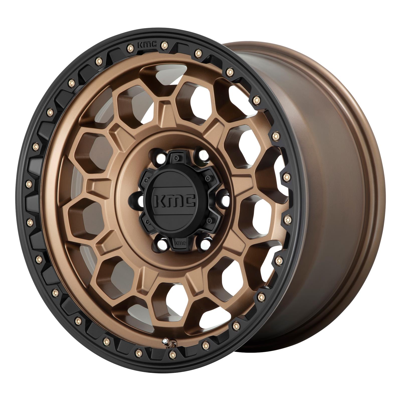 KMC KM545 Trek Matte Bronze Wheels with Black Lip | Summit Racing
