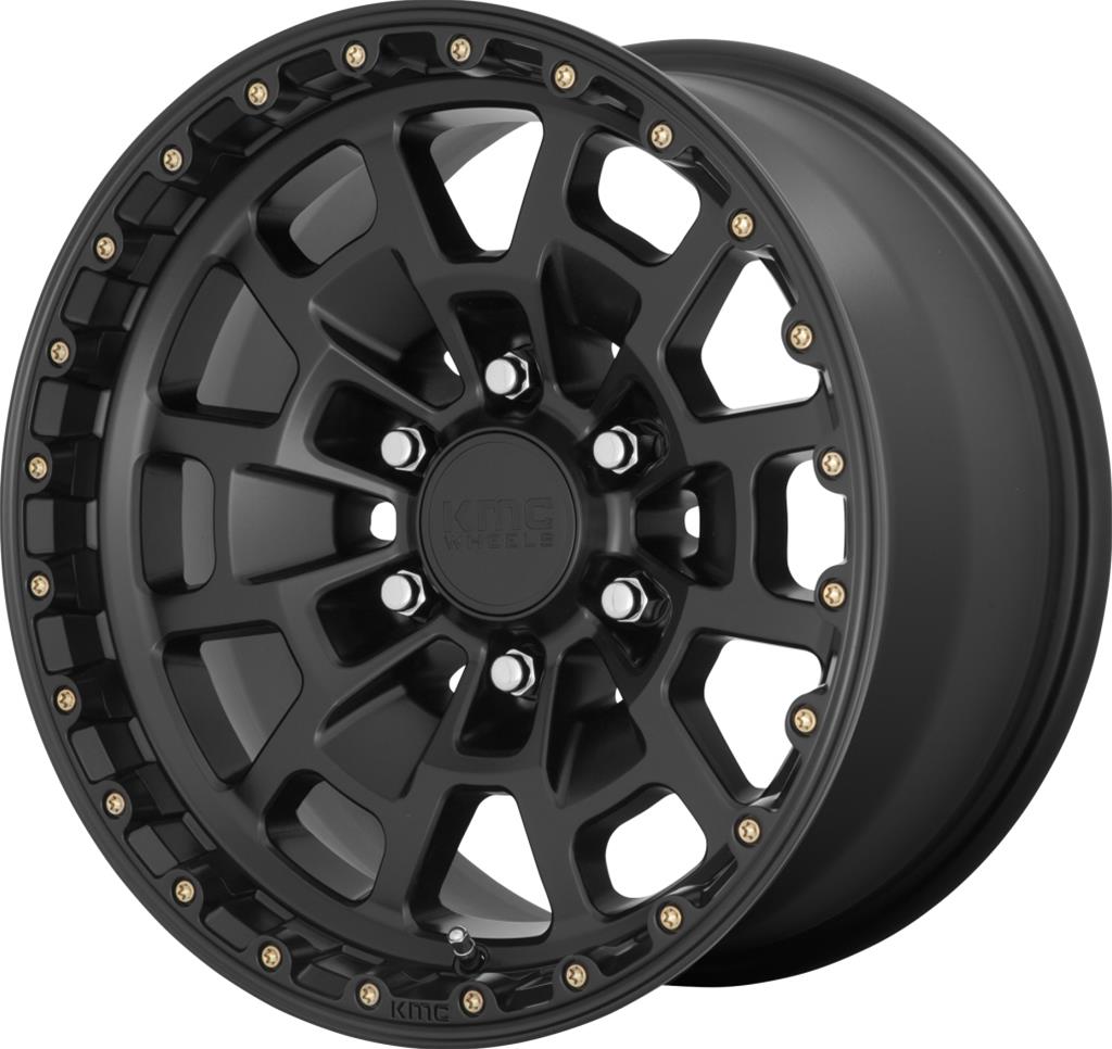 KMC KM71878563700 KMC KM718 Summit Satin Black Wheels | Summit Racing