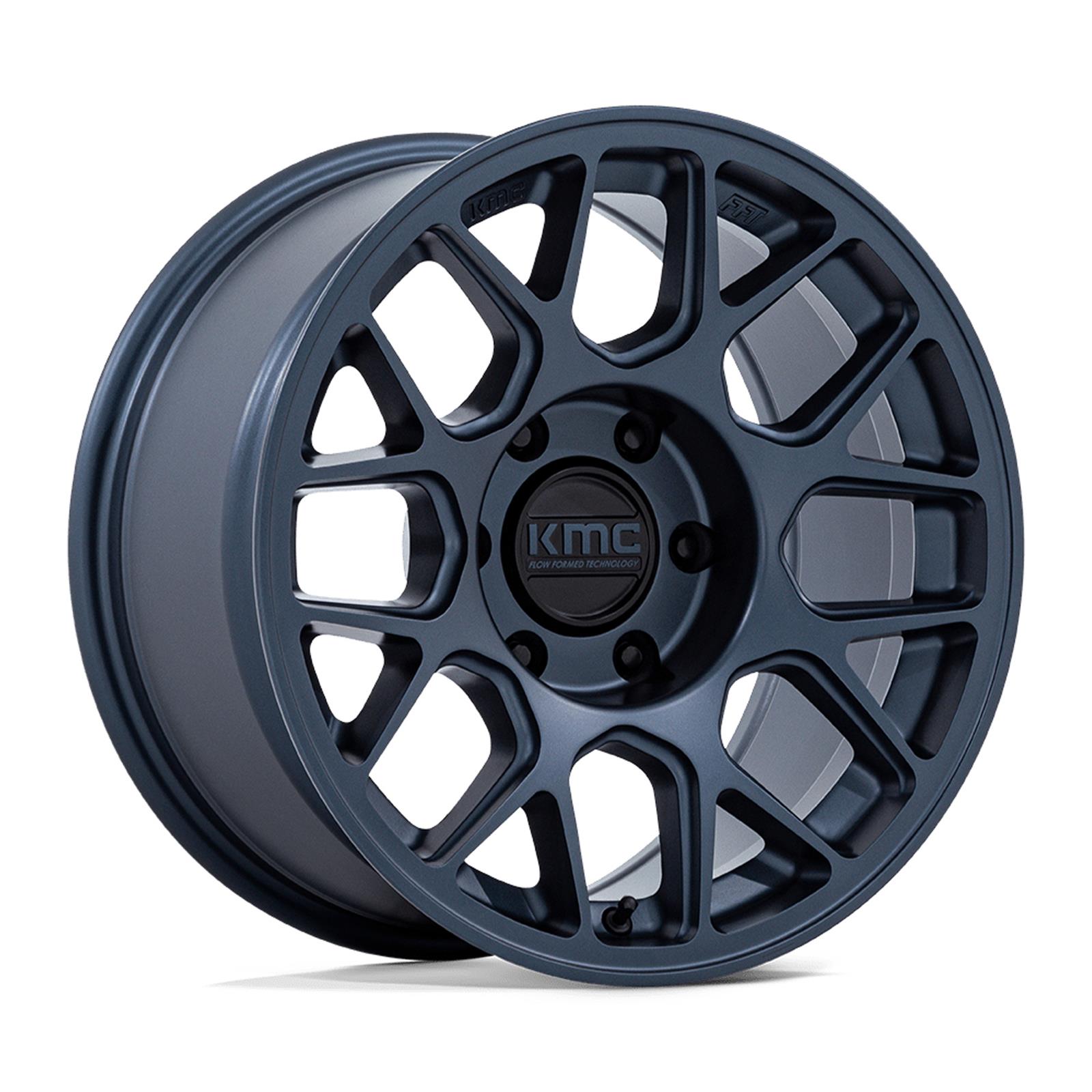 KMC KM730LX17856425 KMC KM730 Hatchet Metallic Blue Wheels | Summit Racing