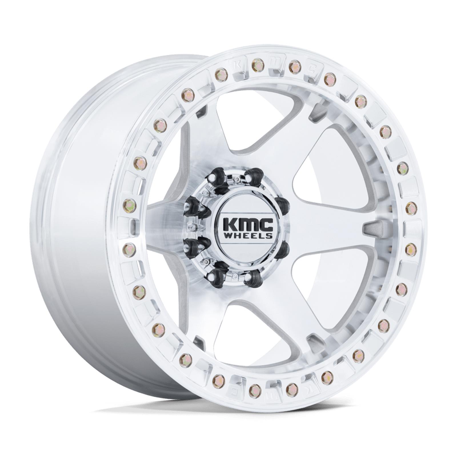 KMC KM238DX20106348N KMC KM238 VI Machined Beadlock Wheels | Summit Racing