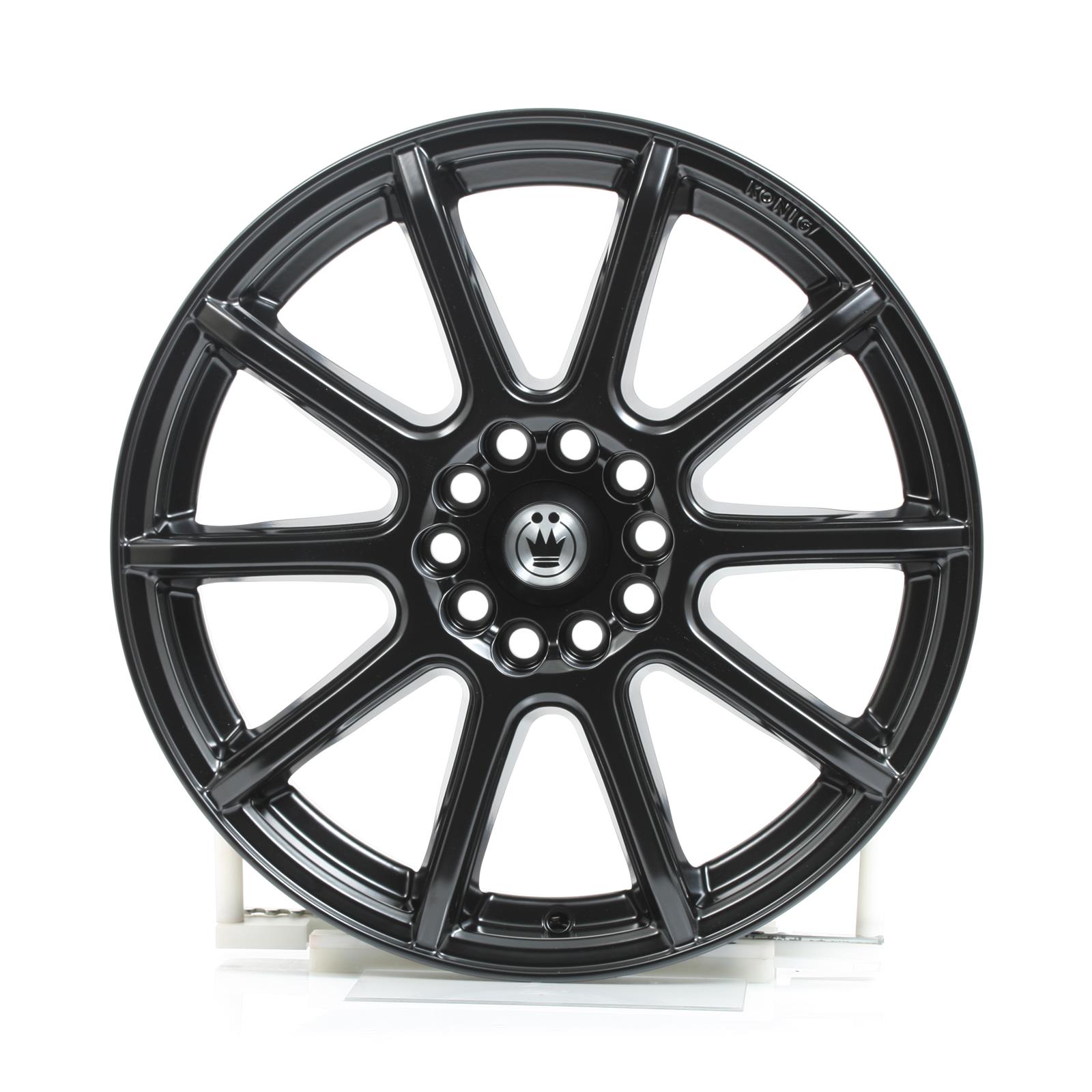 Konig Control Matte Black Wheels | Summit Racing