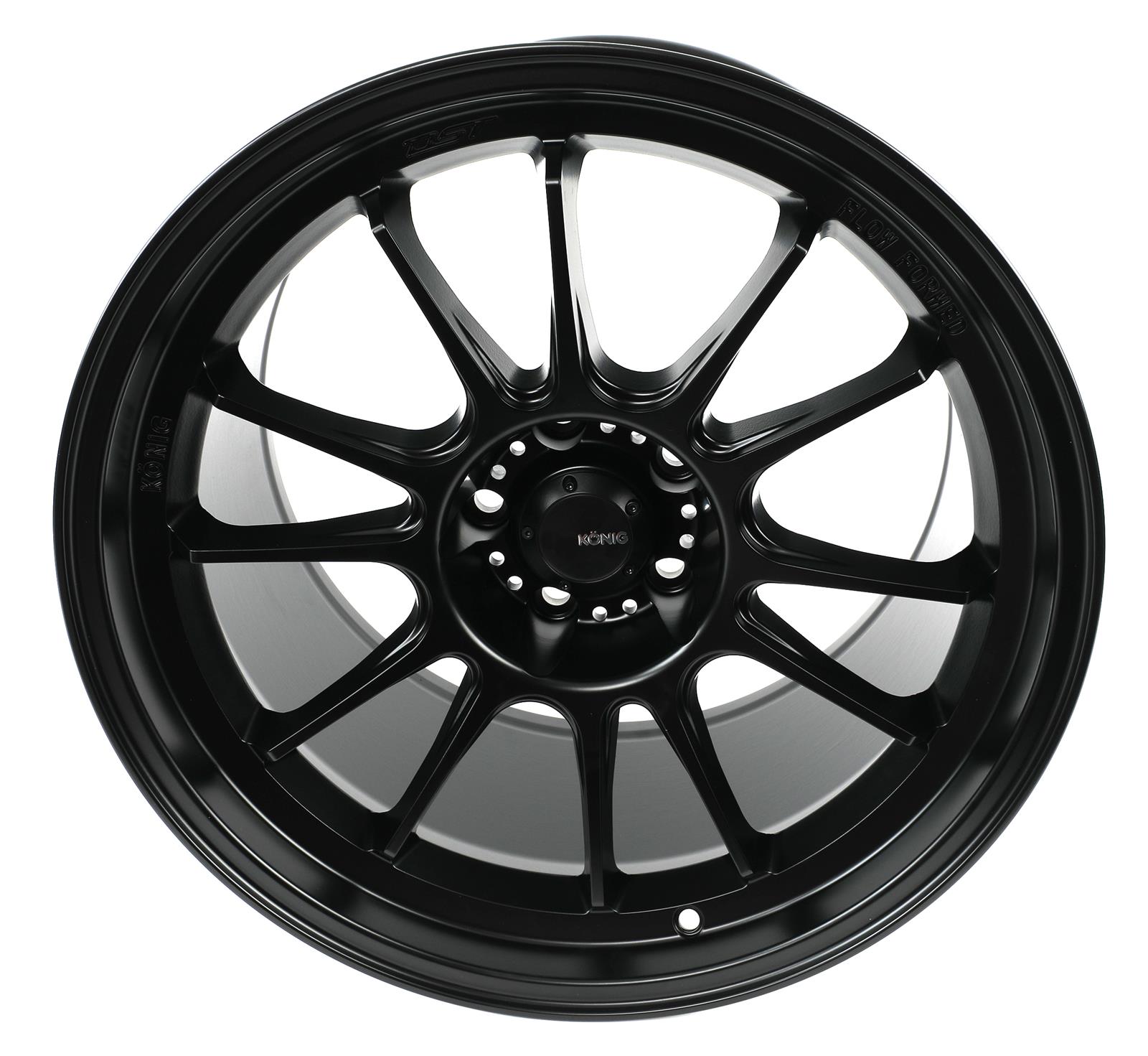 Konig Hypergram Matte Black Wheels | Summit Racing