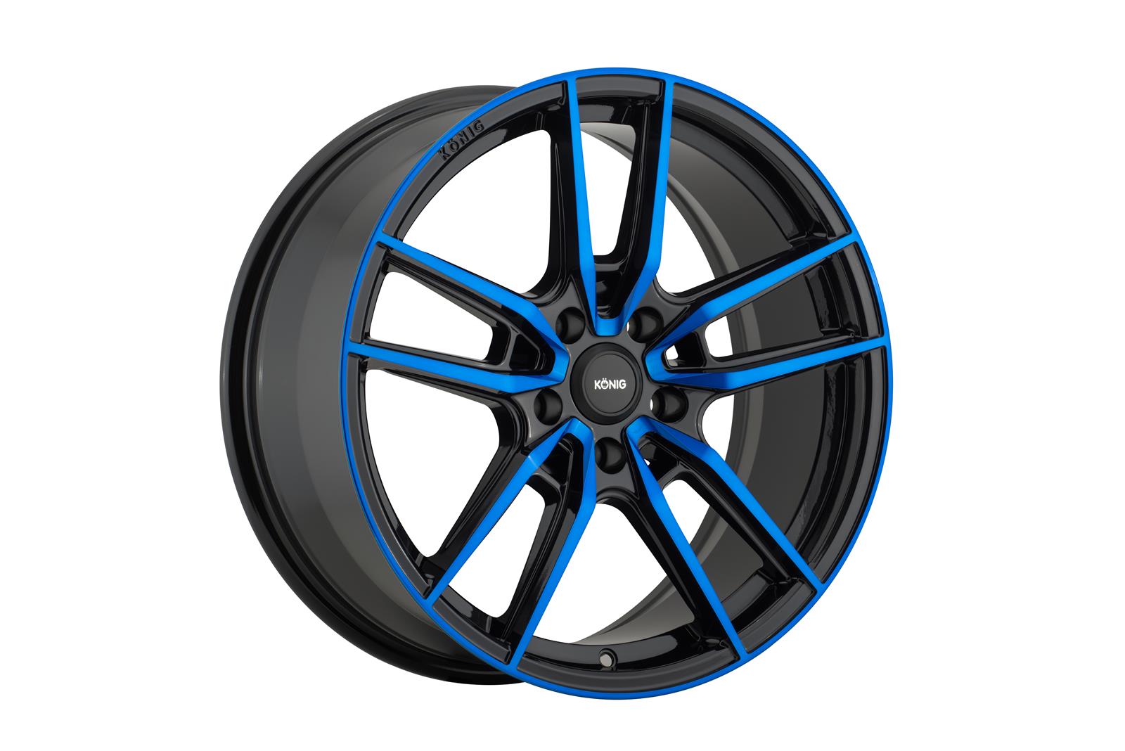 Konig Wheels MY8851243F Konig Myth Gloss Black Wheels with Machined ...
