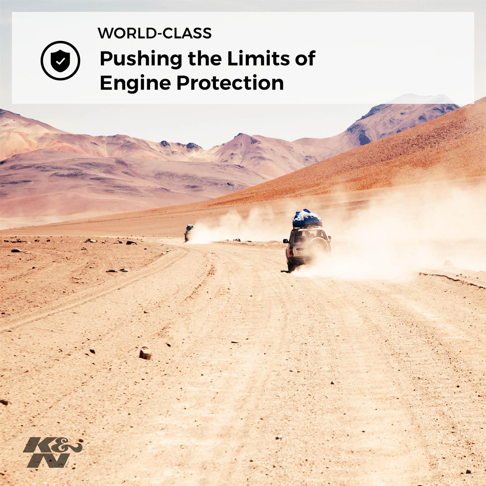 K&N E-1500 K&N Washable Lifetime Performance Air Filters | Summit Racing