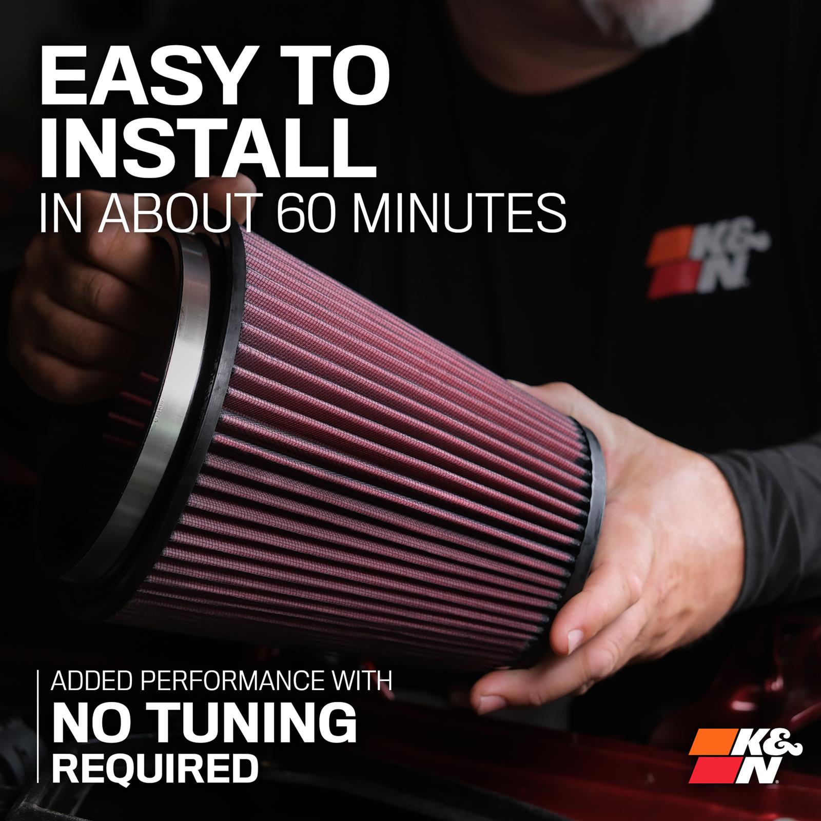 K&N 63-1585 K&N 63 Series Aircharger High Performance Cold Air Intake ...