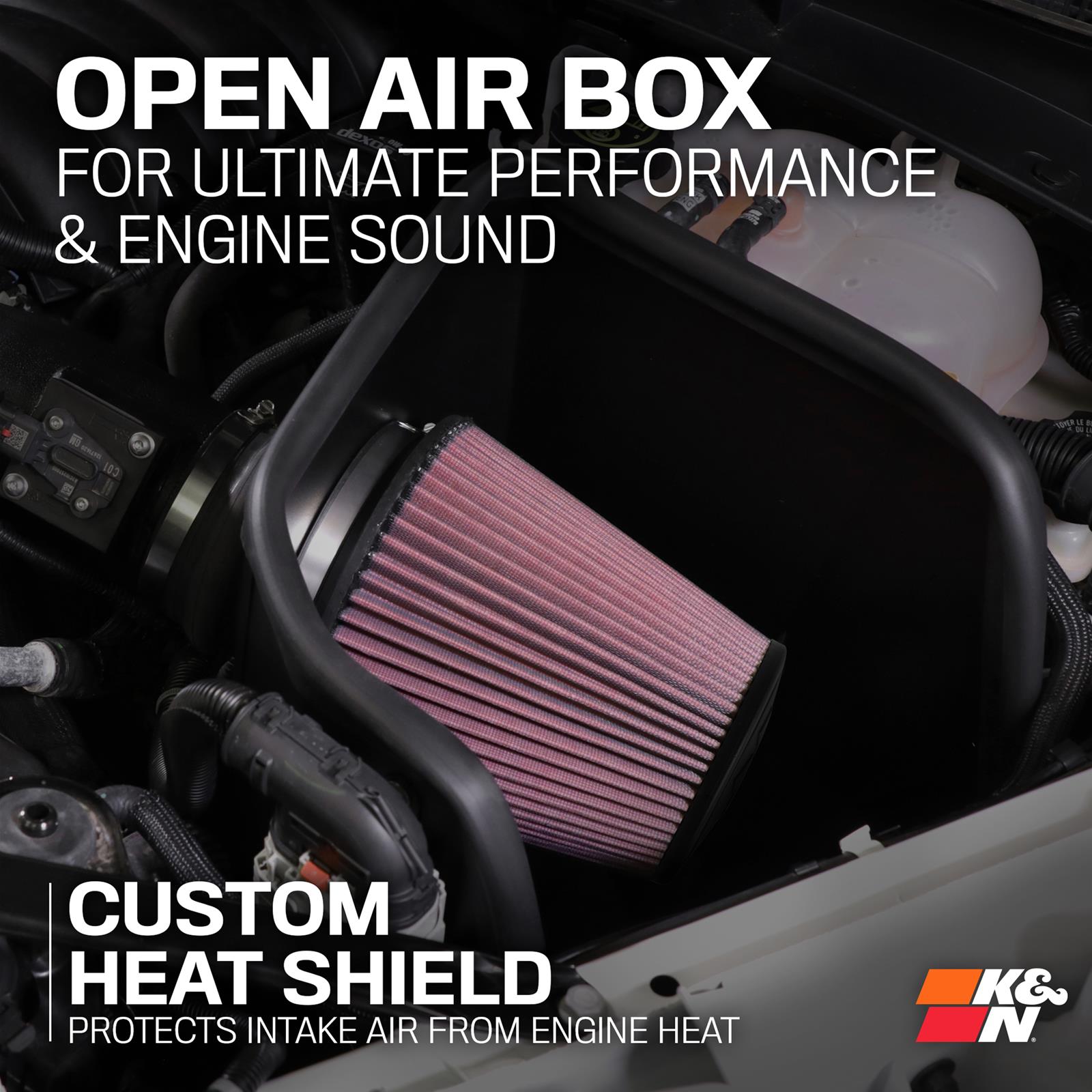 K&N 77-3104KP K&N 77 Series High-Flow Performance Cold Air Intake Kits ...