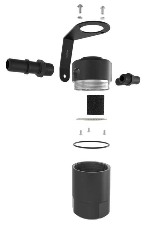 K&N 81-0802 K&N Oil Catch Cans | Summit Racing