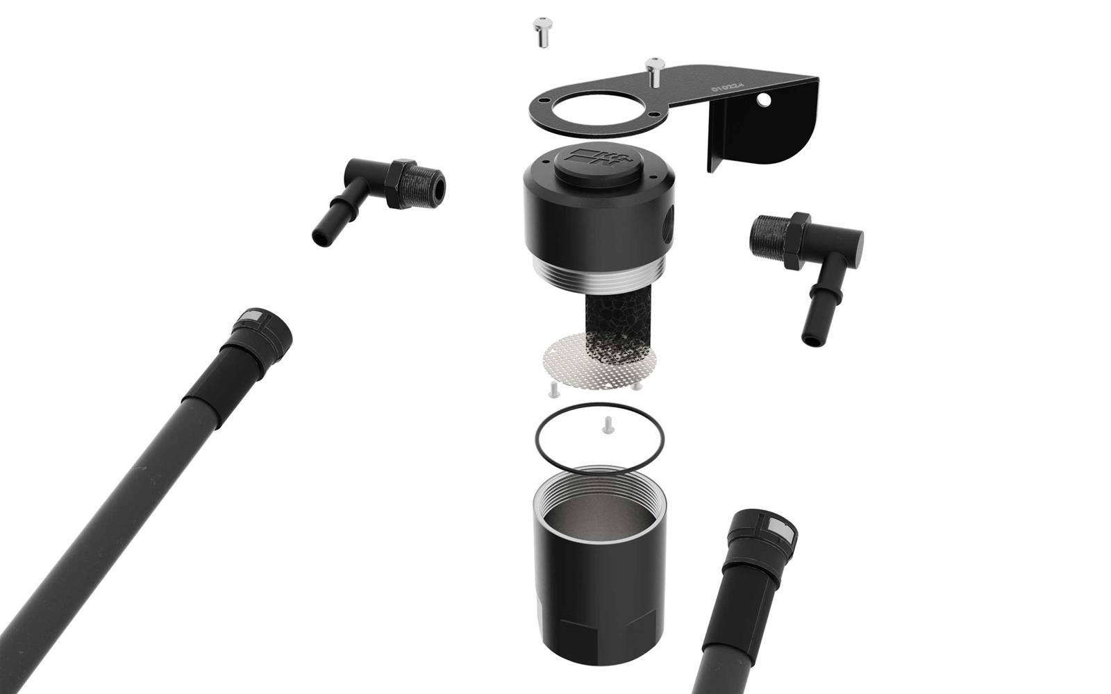 K&N 81-0804 K&N Oil Catch Cans | Summit Racing