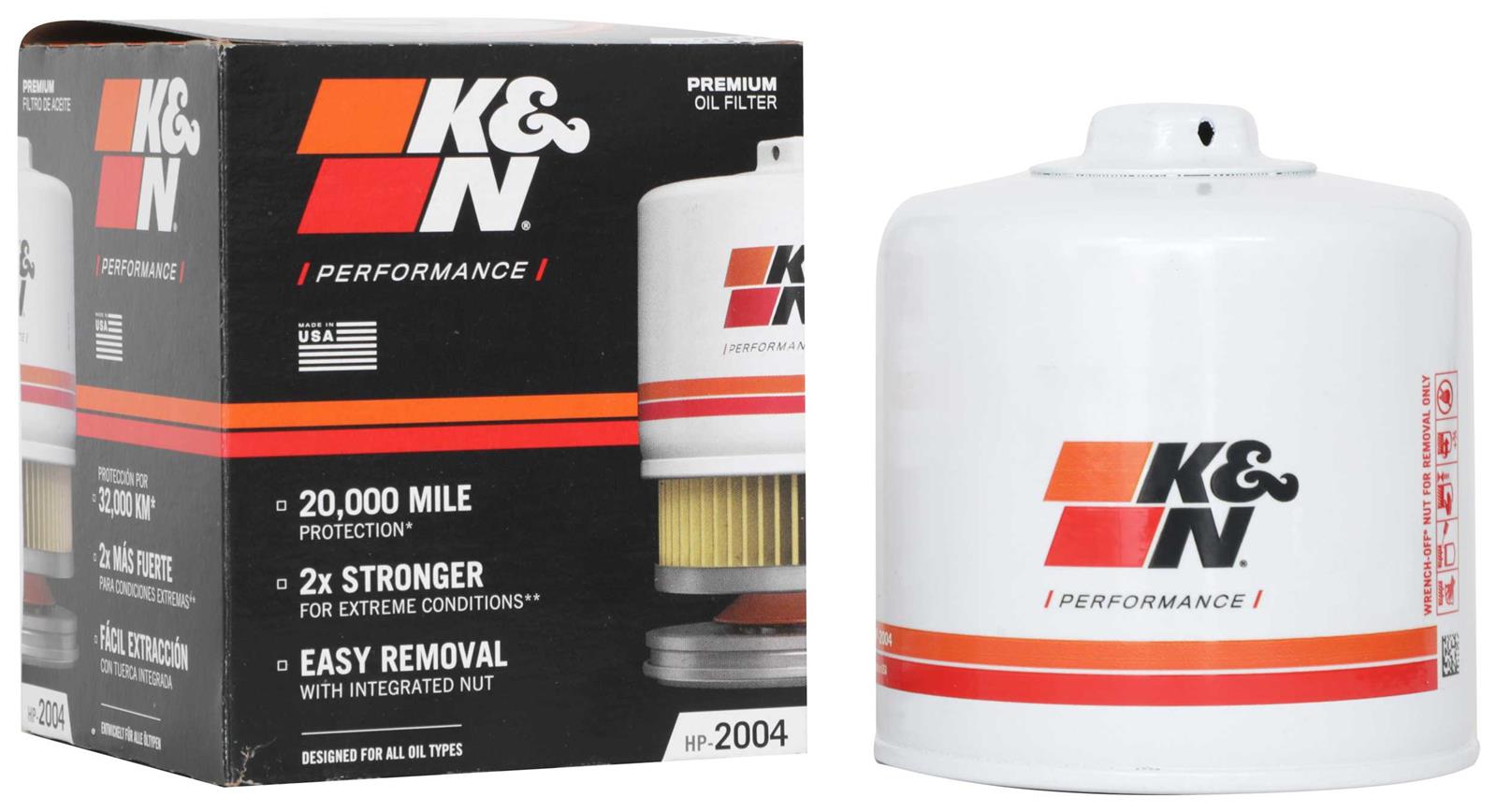 K&N HP-2004 K&N Performance Gold Oil Filters | Summit Racing