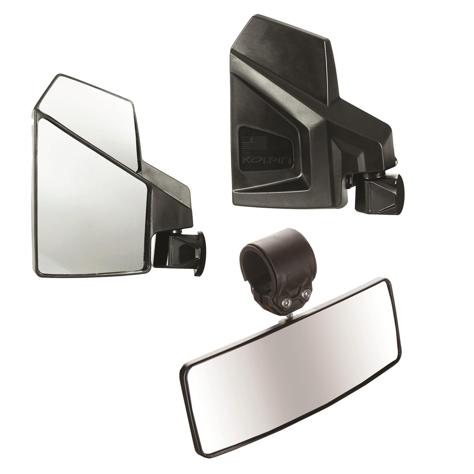 Kolpin ATV Products 98312 Kolpin UTV Side and Rear View Mirror Combo ...