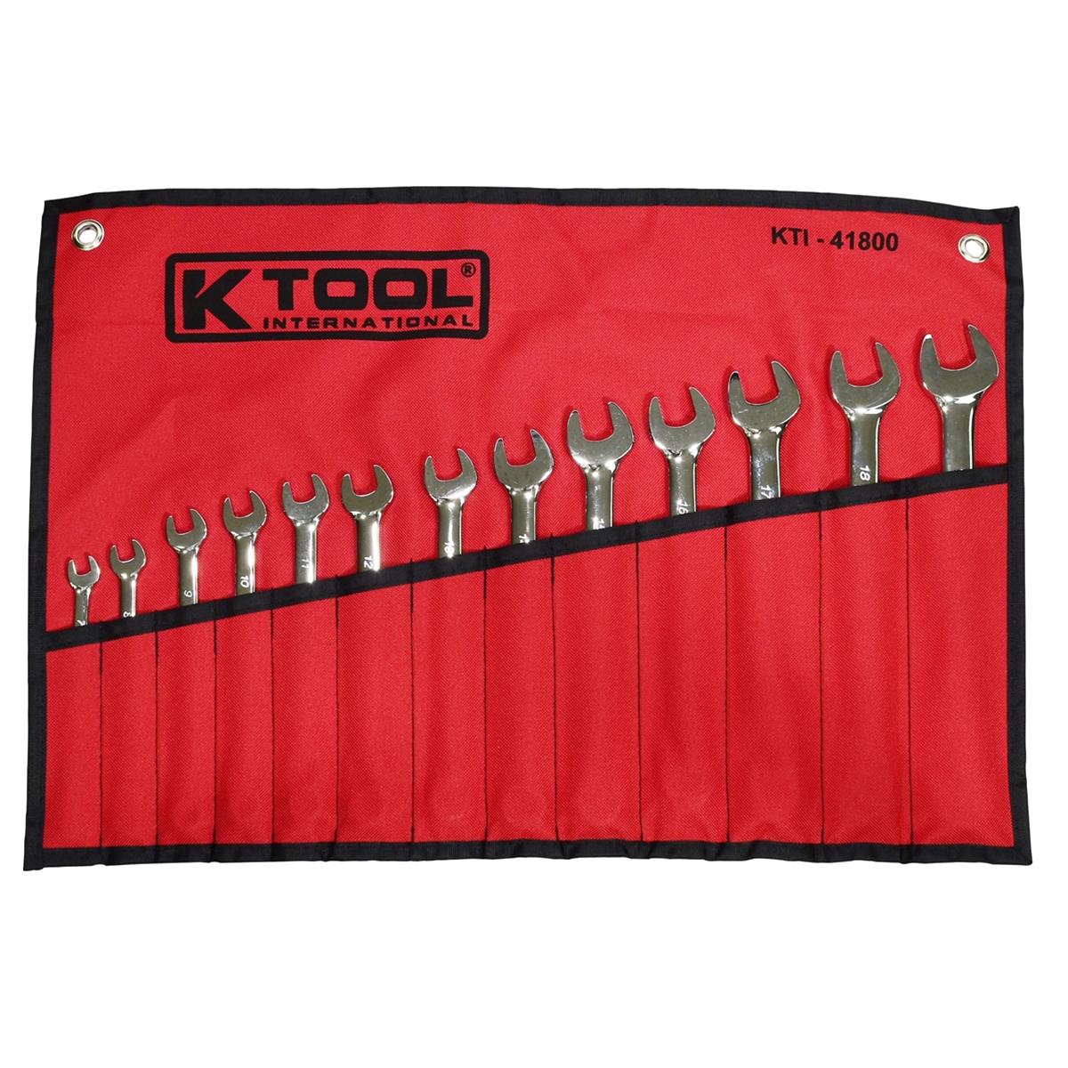 K-Tool International KTI41800 K Tool High-Polish Combination Wrenches ...