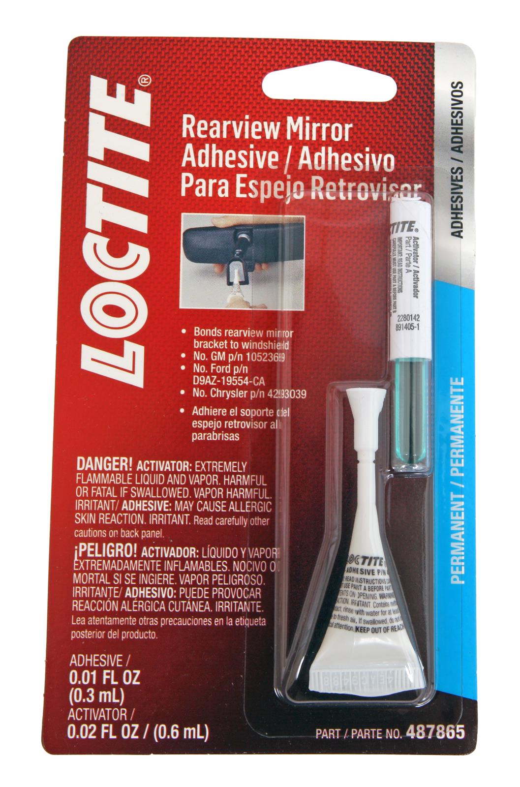 Loctite 487865 Loctite Rear View Mirror Adhesive | Summit Racing