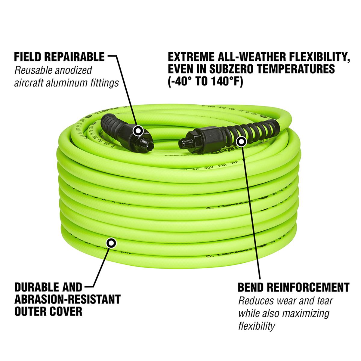Flexzilla HFZP38100YW2 Flexzilla Pro Air Hoses | Summit Racing