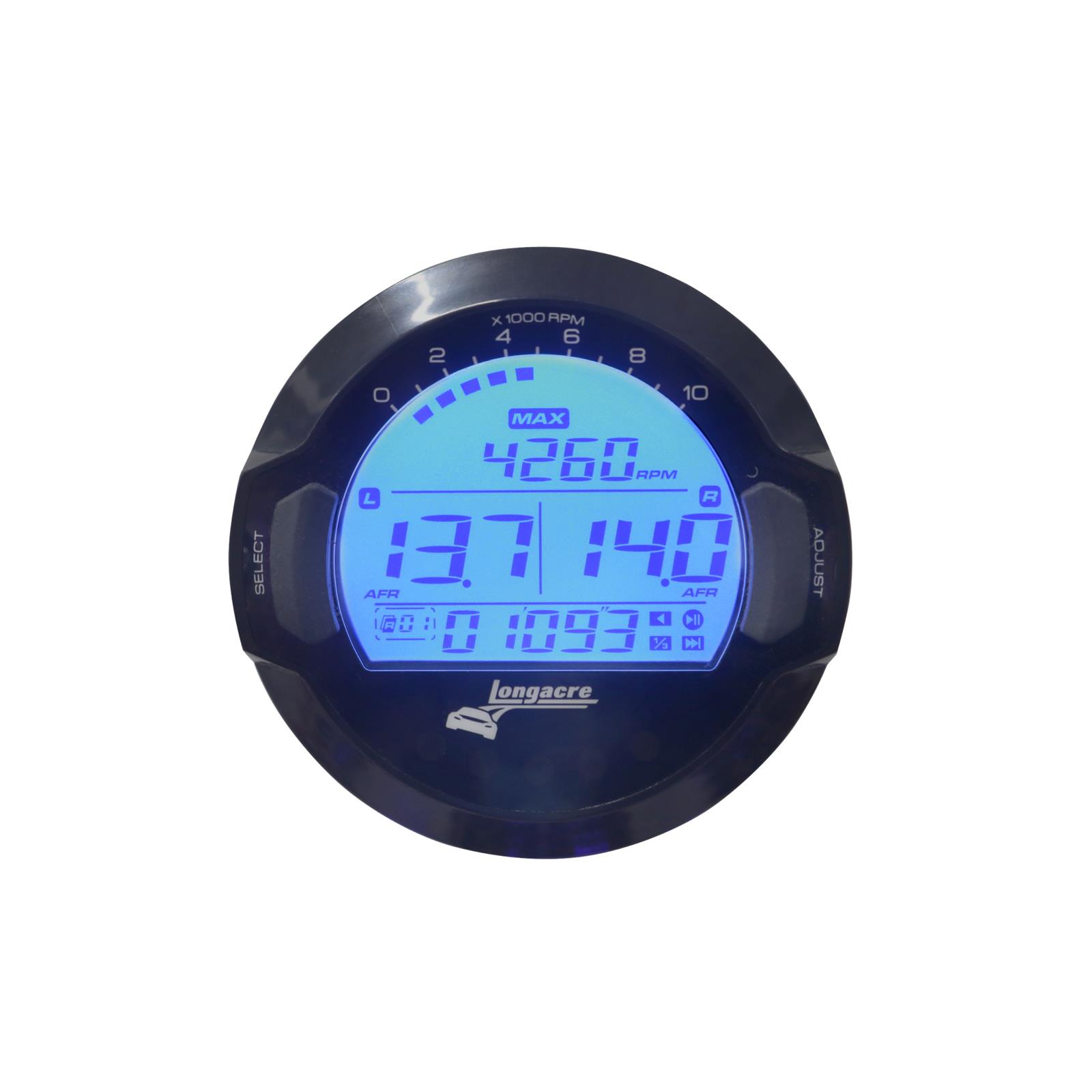 Longacre Racing Products 52-46873 Longacre Dual Air Fuel Ratio Gauges ...