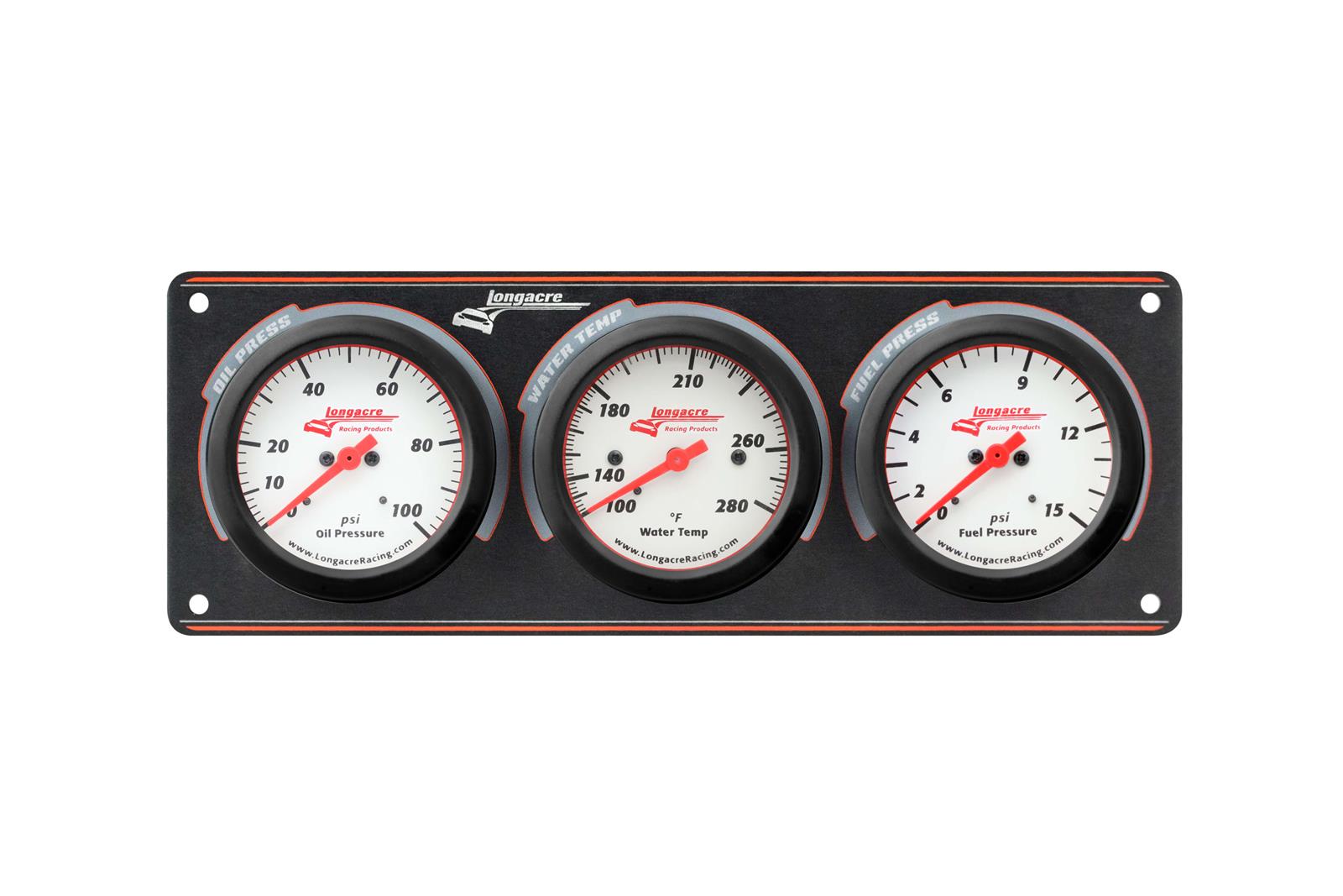 Longacre Racing Products 52-46914 Longacre Sportsman Elite 3-Gauge ...