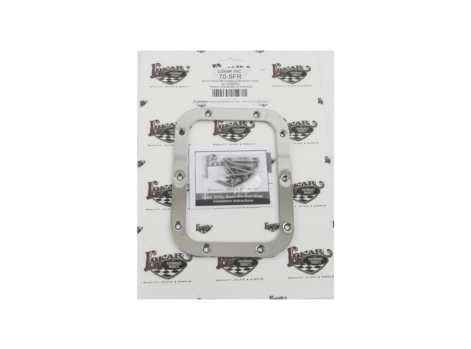 Lokar 70-SFR Lokar Shifter Boot Rings | Summit Racing