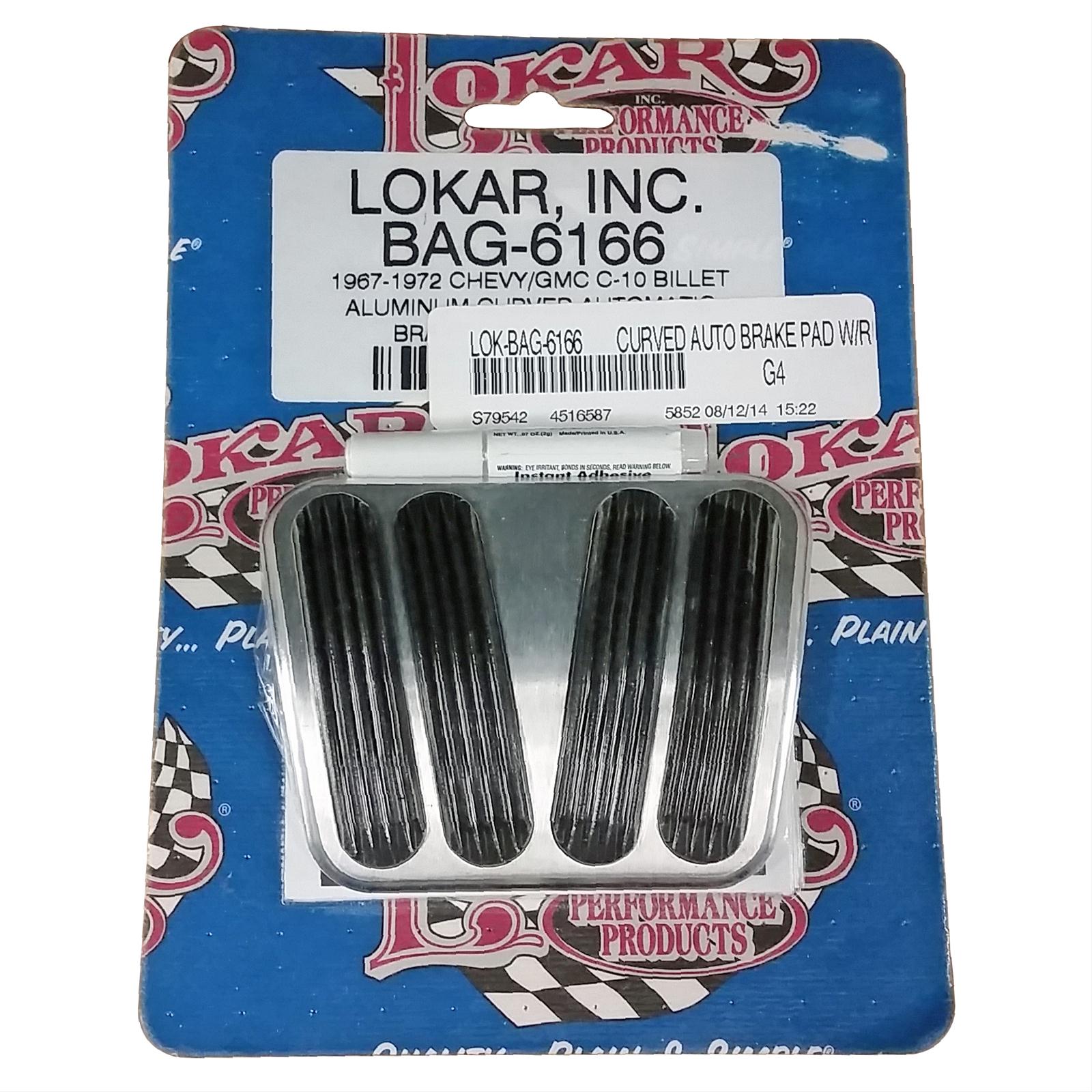 Lokar BAG-6166 Lokar Pedal Pads | Summit Racing