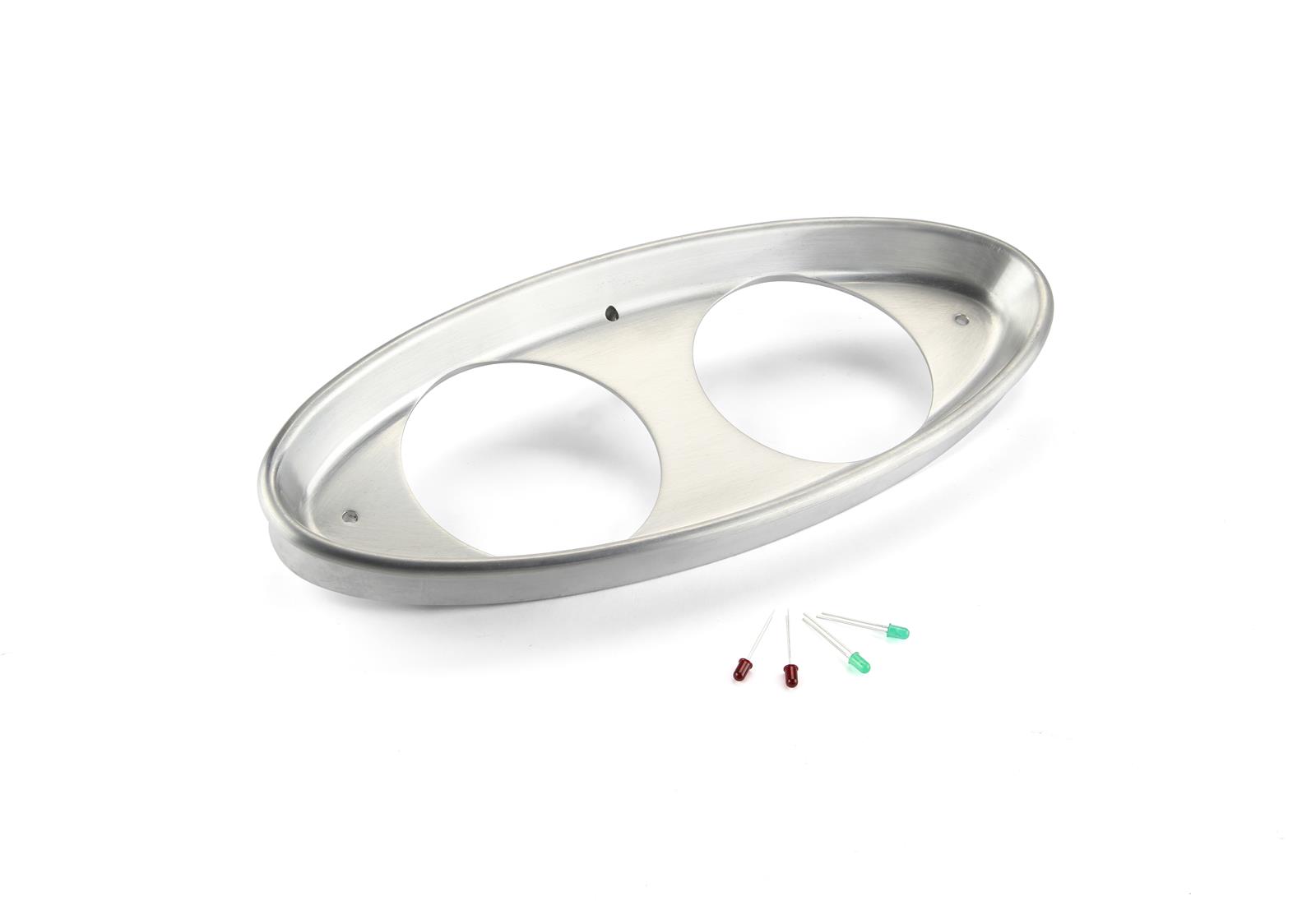 Lokar BDI-9101 Lokar Billet Aluminum Oval Gauge Panel Dash Inserts ...