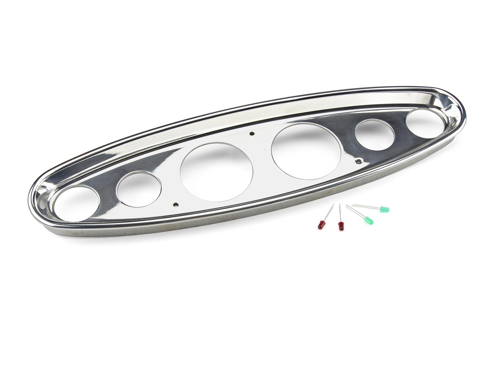 Lokar BDI-9132 Lokar Billet Aluminum Oval Gauge Panel Dash Inserts ...
