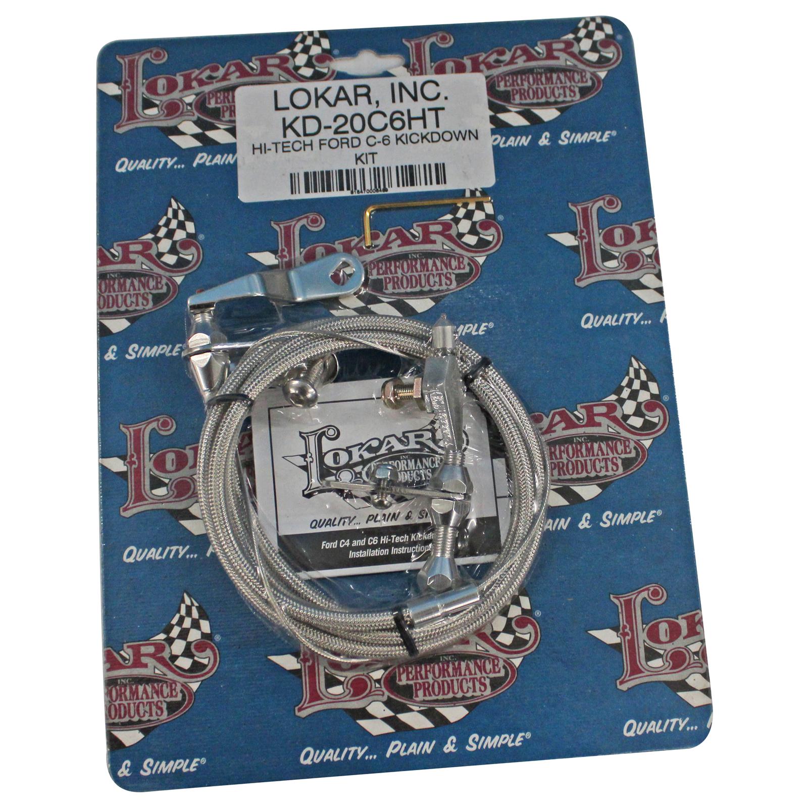 Lokar KD-20C6HT Lokar Hi-Tech Kickdown Kits | Summit Racing