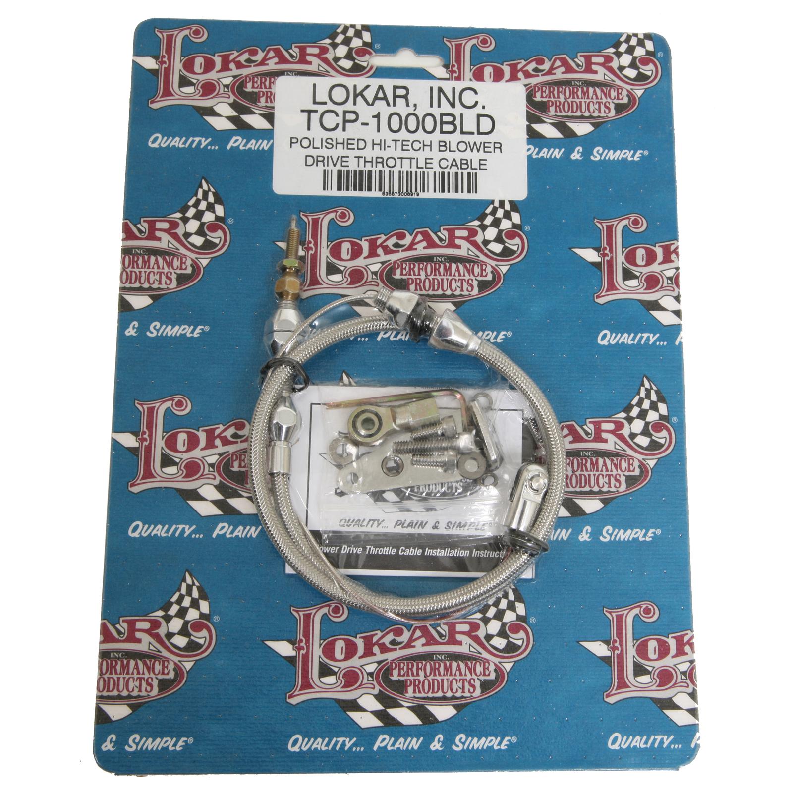 Lokar TCP-1000BLD Lokar Hi-Tech Blower Drive Throttle Cables | Summit ...