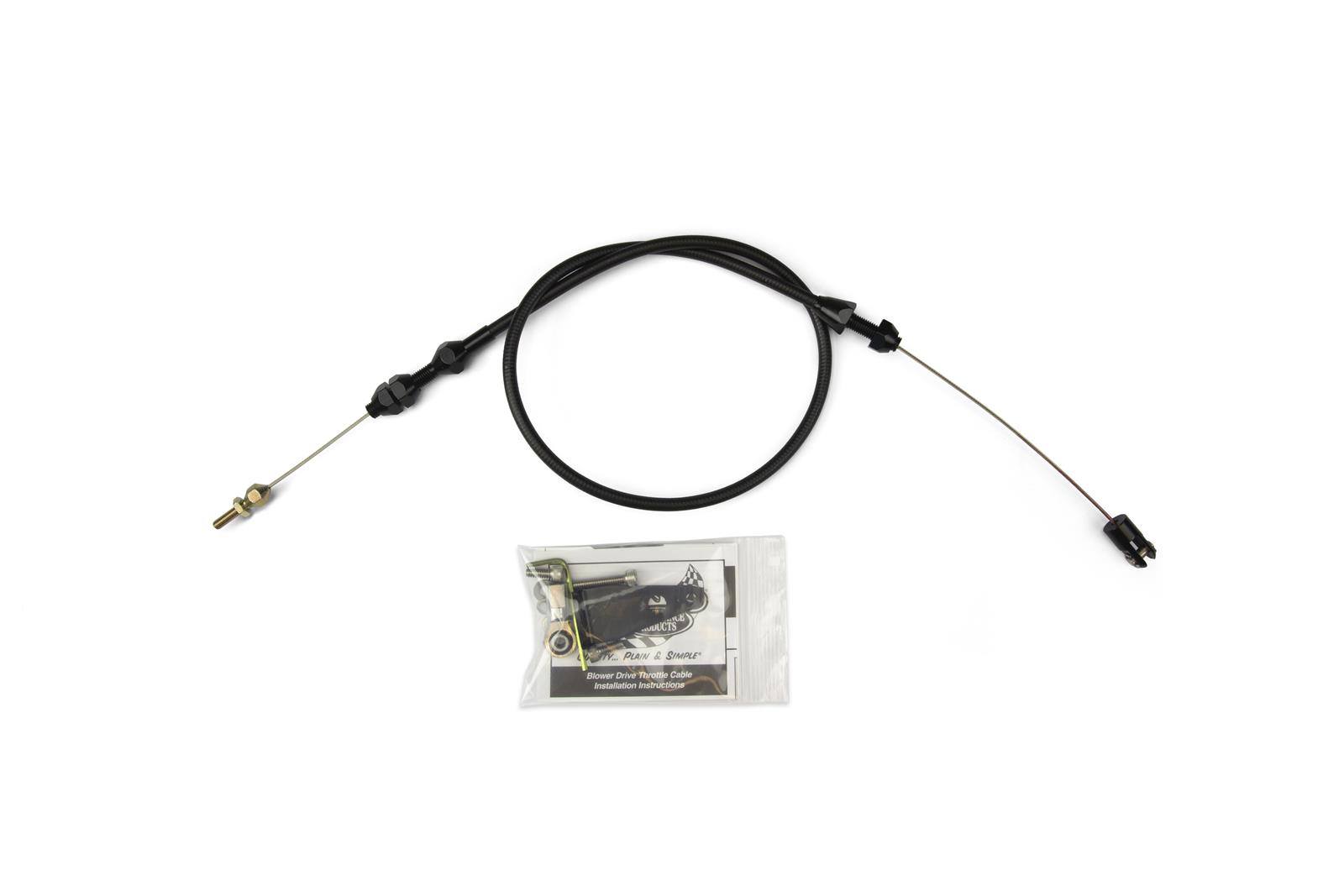 Lokar XTC-1000BLDU Lokar Midnight Series Throttle Cables | Summit Racing