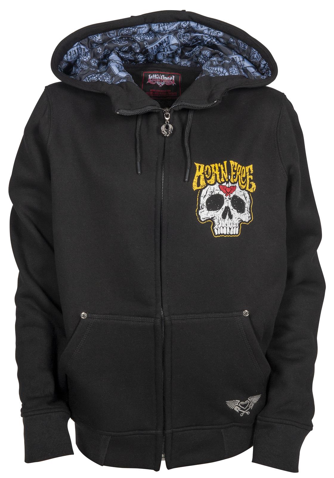 Lethal Angel Born Free Zip-Up Ladies Hoodies | Summit Racing