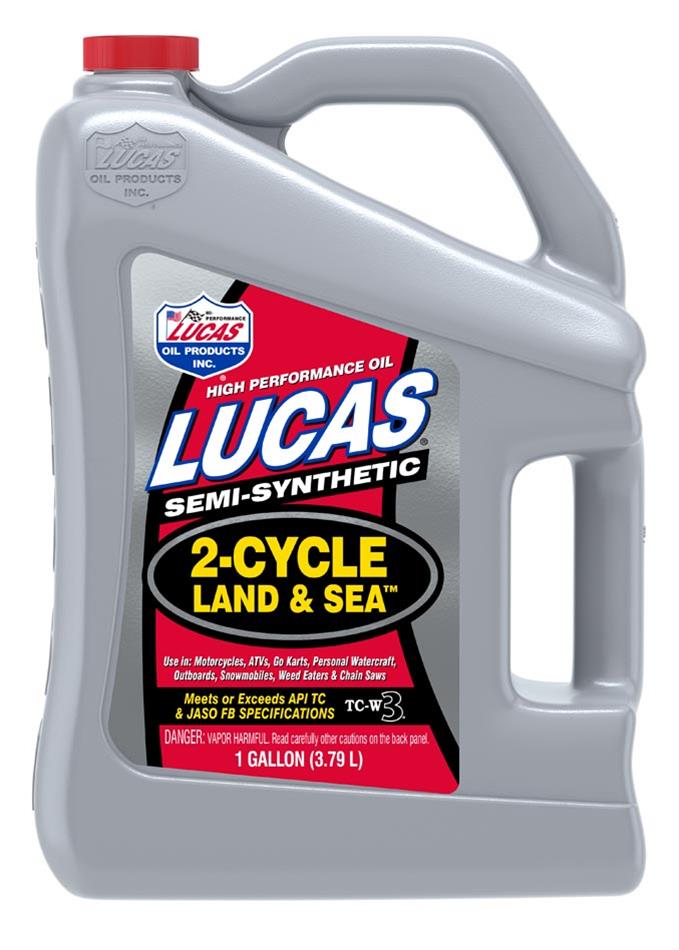 Lucas Oil 10557-1 Lucas 2-Cycle Land and Sea Oil | Summit Racing