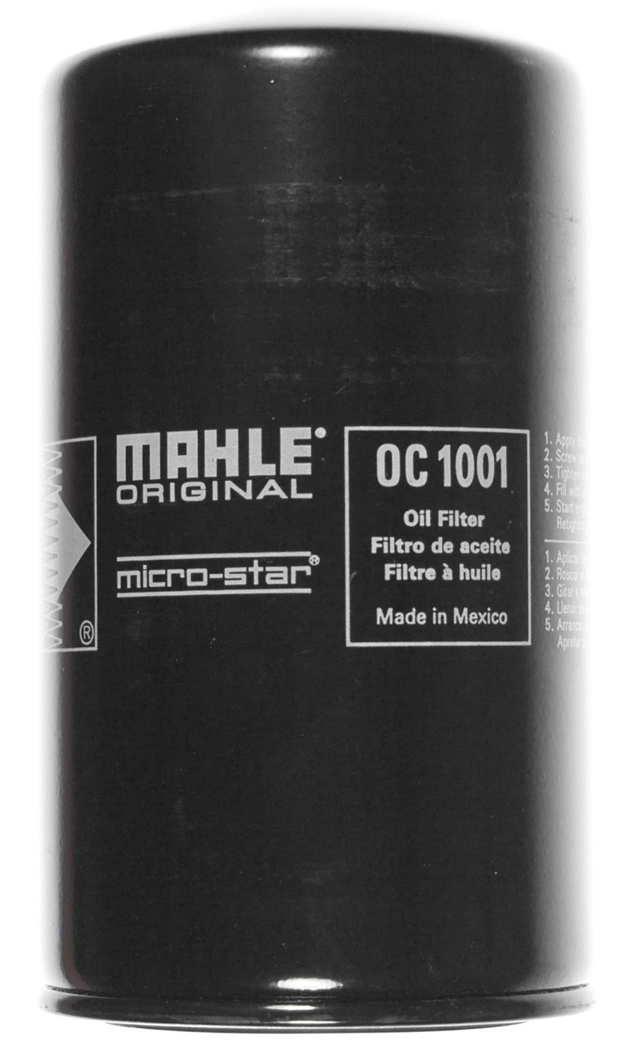 MAHLE Original OC 1001 Mahle Original Oil Filters | Summit Racing