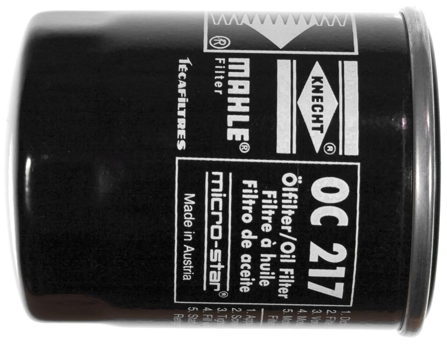 MAHLE Original OC 217 Mahle Original Oil Filters | Summit Racing