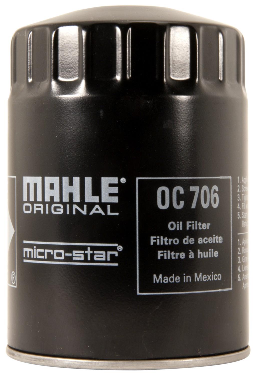 FORD MAHLE Original OC 706 Mahle Original Oil Filters | Summit Racing