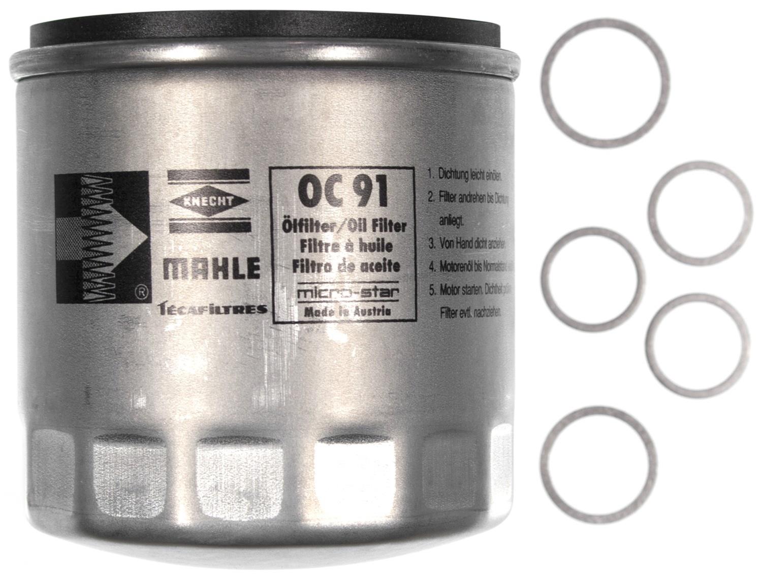 MAHLE Original OC 91D Mahle Original Oil Filters | Summit Racing